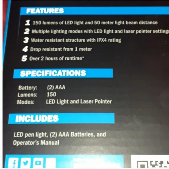 hart | Other | New Hart Led Light Laser Pointer Pen | Poshmark